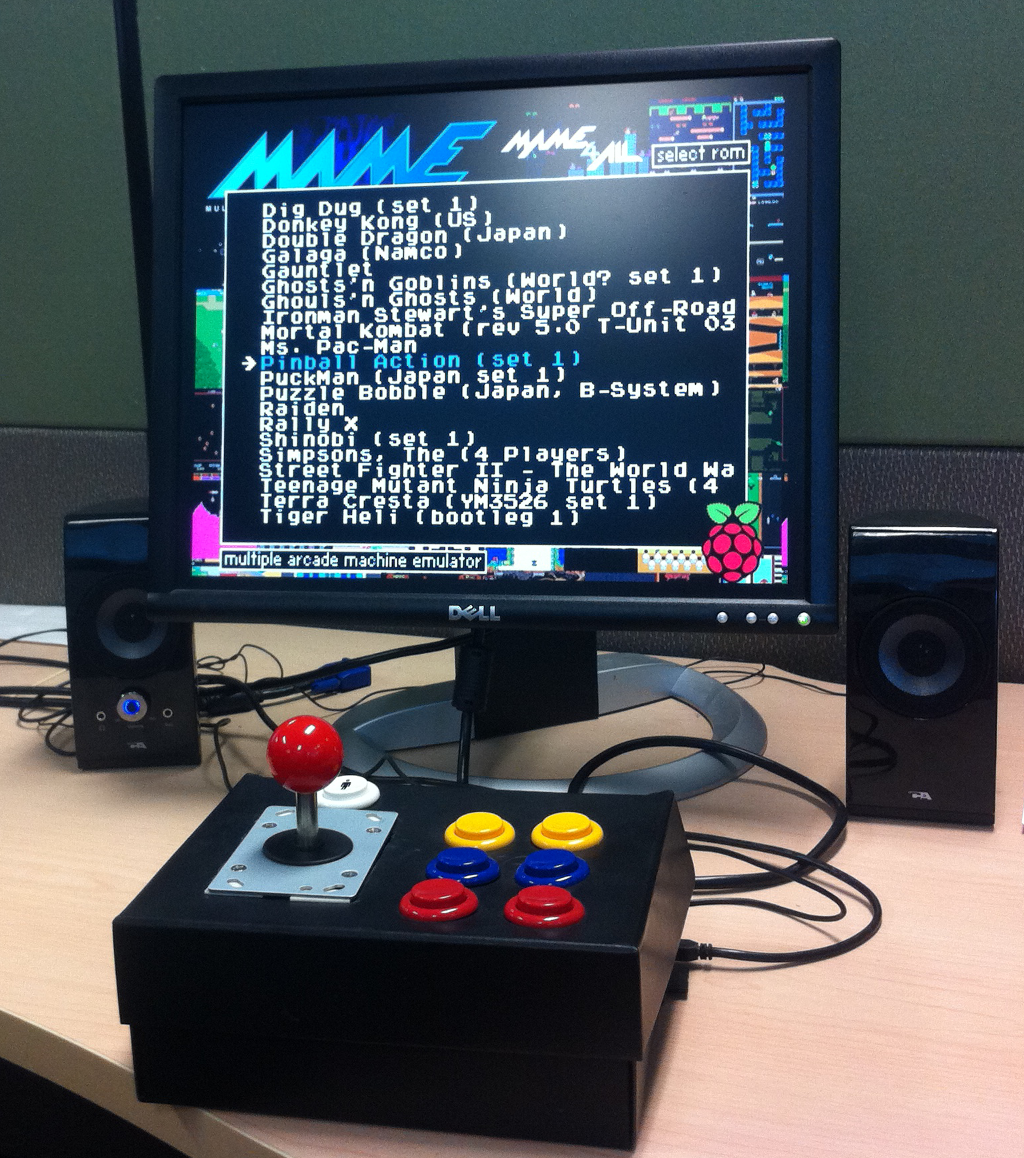 Arcade stand up setup @ the trailer – Philtopia